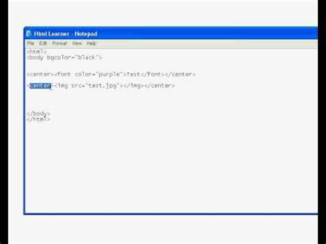 How To CENTER Text And Images In HTML YouTube