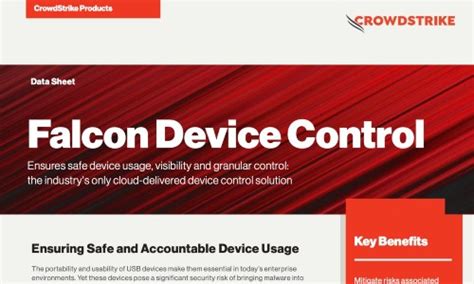 Falcon Device Control Data Sheet Crowdstrike