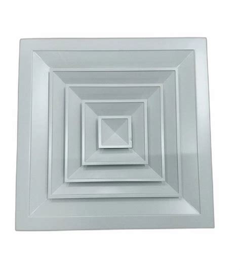 Ceiling Powder Coated Ac Aluminum Square Diffuser For Commercial At