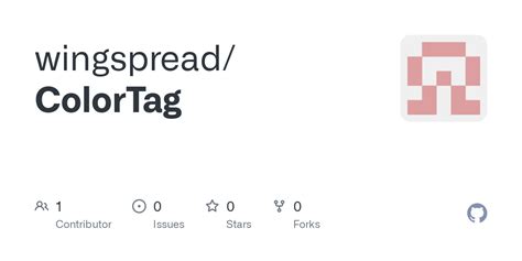 Github Wingspreadcolortag