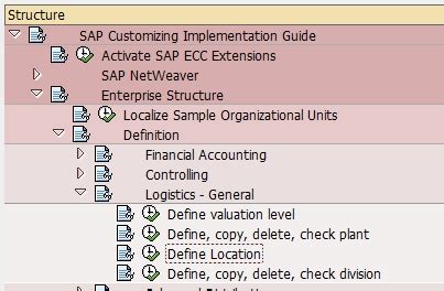 ERIC YANG S NOTEPAD SAP SAP Location IMG Path Where Used
