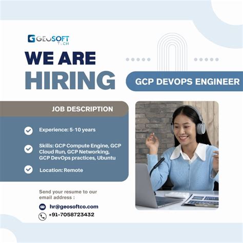 Hiring Devops Gcp Cloudengineering Jobopening Remotework Geosoft Geosoft Tech