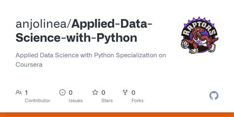 Github Anjolineaapplied Data Science With Python Applied Data Science With Python