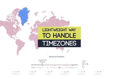 Lightweight Way To Handle Timezones In Js Spacetime