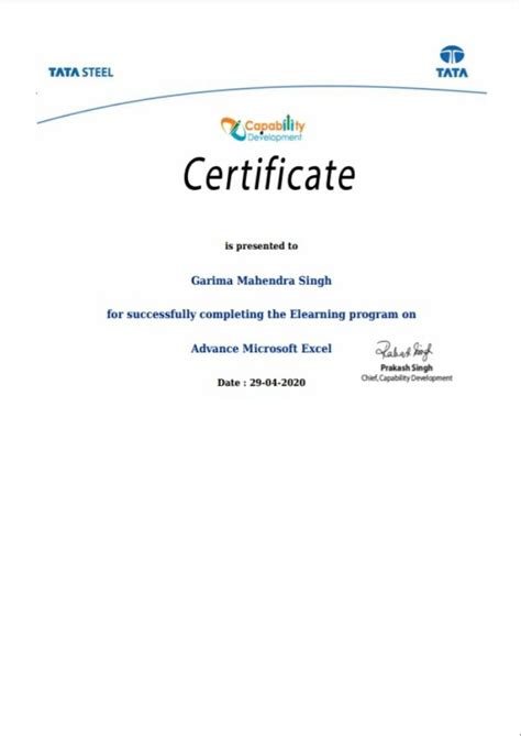 Garima Singh On Linkedin Technology Innovation Machinelearning Automation Tata Certification