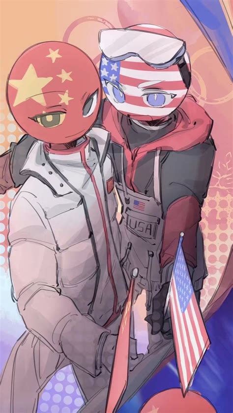 🇨🇳🇺🇸countryhumans • China America Tom Và Jerry Hài Hước Hình ảnh