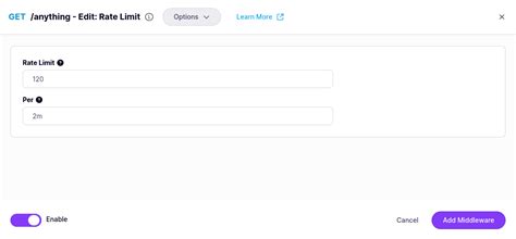 Rate Limiting