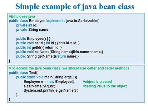 Introduction To Java Bean Remember Jsp Standard Actions