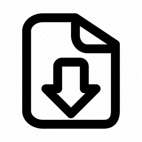 Document File Folder Text Download Arrow Extension Icon Download On Iconfinder