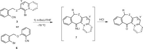 二芳基稠合的七元环杂环酮的帕拉姆环化方法 Tetrahedron Letters X Mol