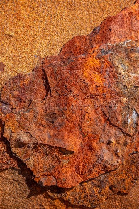 Grunge Rusty Metal Texture Rust And Oxidized Metal Background Old Metal Panel Stock Image