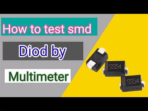 Smd Diode Testing Using Multimeter Guide 59 Off