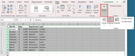 Cómo Agrupar Y Colapsar Filas En Microsoft Excel Thefastcode
