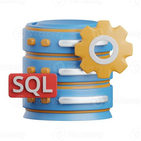 Sql Isolated 3d Rendering For Technology And Coding