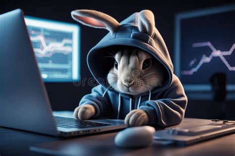 The Easter Bunny Is A Programmer The Easter Bunny Is Working At The