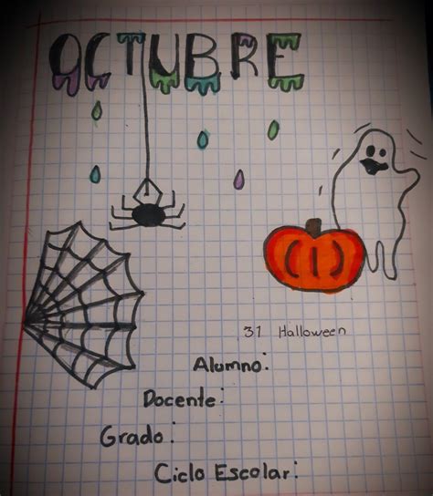 Calendario Del Mes De Octubre
