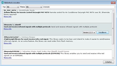 Arduino Universelle Programmierbare Infrarot Fernbedienung