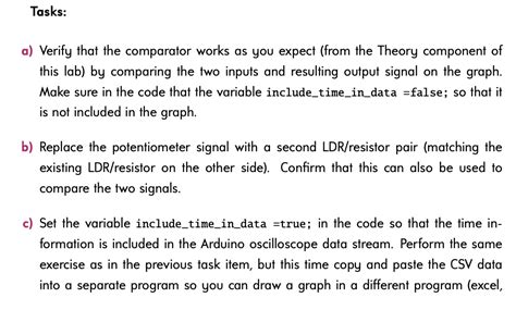 Comparator Circuit For This Task We Will Be Chegg