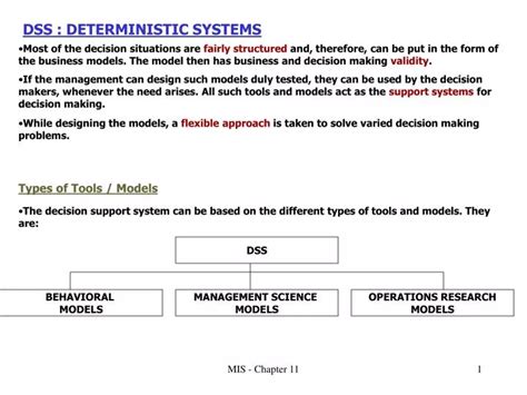 Ppt Dss Deterministic Systems Powerpoint Presentation Free Download Id5087855