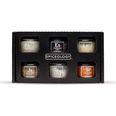 Spiceology Luxe Infused Salt T Set Set Of 6 New