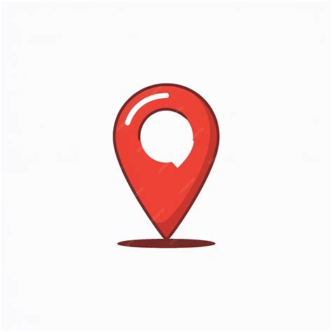 A Red Location Pin Icon Commonly Used In Maps And Navigation Applications Premium Ai Generated