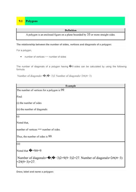 Polygons Know About Basic Mathematics 9 Polygons Definition A Polygon Is An Enclosed Figure