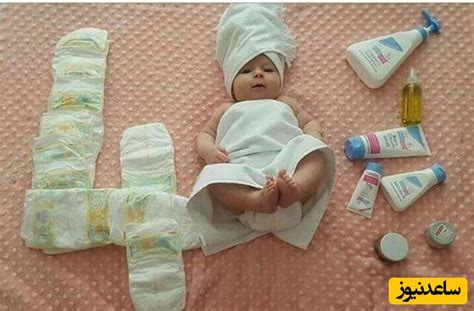 خلاقیت منحصر به فرد مادر ایرانی در ثبت اولین عکس از نوزادش با مای بی بی