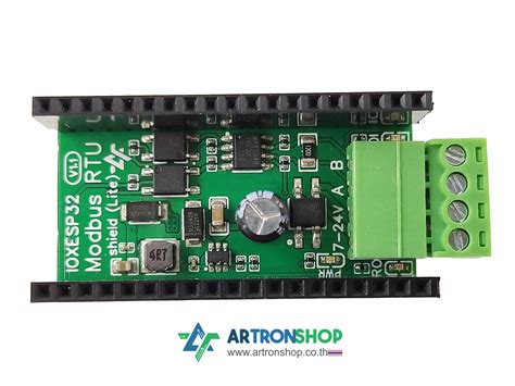 Ioxesp32 Modbus Rtu Shield Lite โมดูลแปลง Rs485 สำหรับบอร์ด Esp32 Artronshop บอร์ด