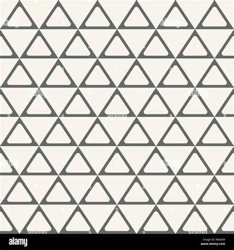 Seamless Abstract Geometric Pattern With Triangles Symmetry Arranged Triangles With Rounded