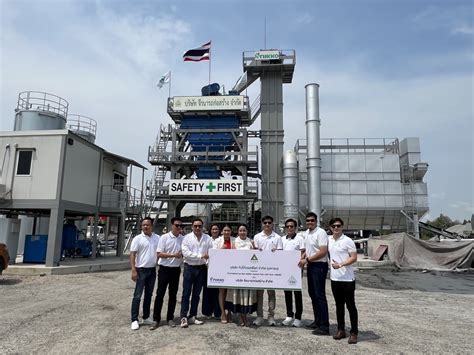 กลุ่มบริษัททิปโก้แอสฟัลท์ ร่วมส่งมอบโรงงานผสมยางมะตอยแอสฟัลติกคอนกรีต แบรนด์นิกโก้ ให้กับบริษัท