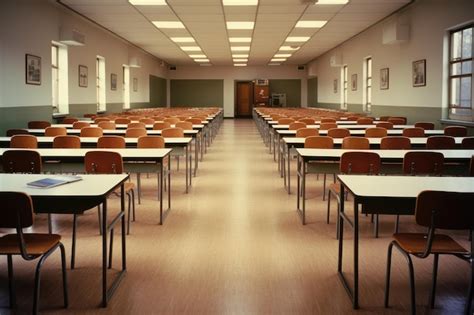 Premium Photo Empty Classroom At School