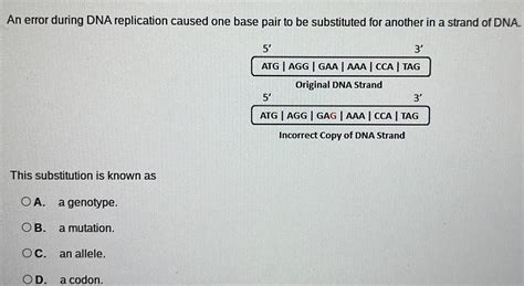 [answered] An Error During Dna Replication Caused One Base Pair To Be Kunduz