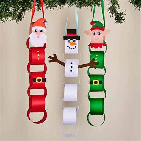 32 Paper Chain Craft Ideas And Kits Christmas Paper Chains Christmas