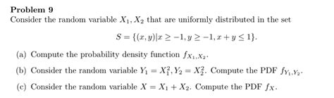 Problem 9 Consider The Random Variable X1x2 That Are