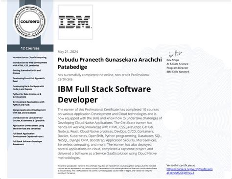 Pubudu Gunasekara On Linkedin Ibm Fullstackdeveloper