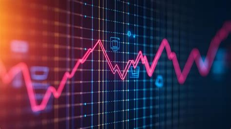 Stock Market Growth Chart Digital Data Analysis Premium Ai Generated