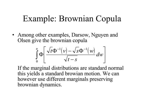 copula based model for the term structure of cdo tranches ppt