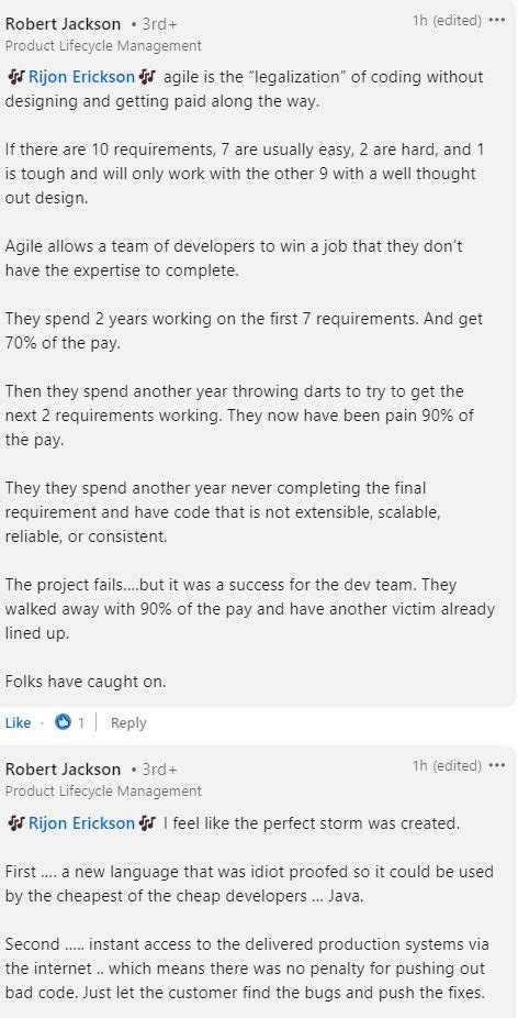 Somebody Is Telling The Truth About Why So Many Developers Like Agile