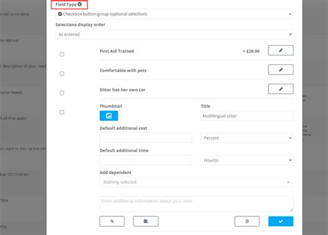 Checkbox Button Group Field Type Octopuspro