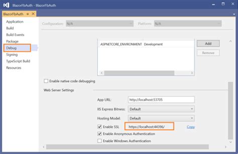 Facebook Authentication And Authorization In Server Side Blazor App