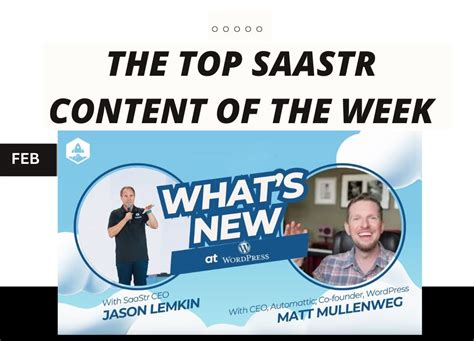 Jeff Kerby On Linkedin Top Saastr Content For The Week New Cro