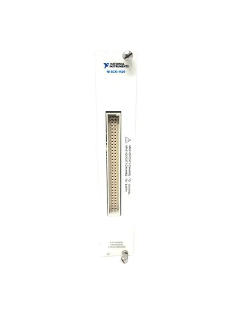 national instruments ni scxi 1520 strain bridge input module for scxi