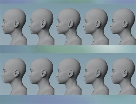 P3d Teenage Shape Set Daz 3d