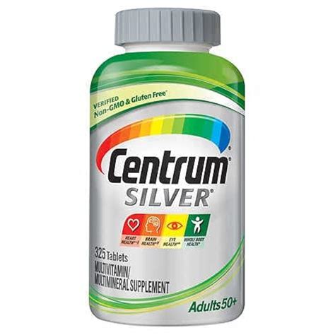 Centrum Silver Adults 50 325 Tabs Health And Household