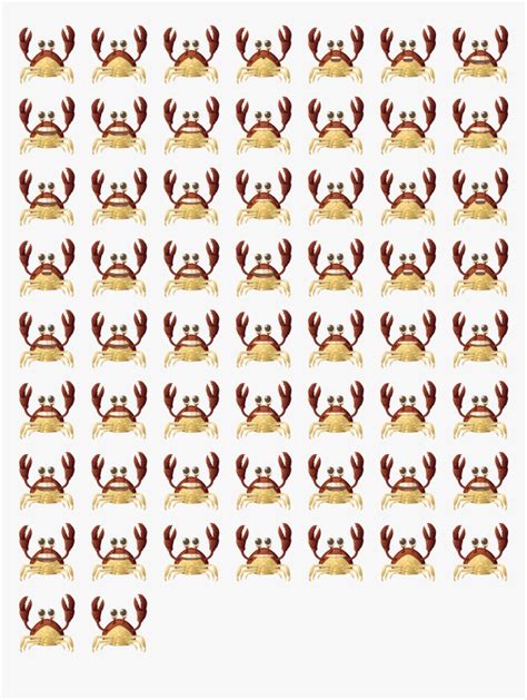 Crab Walking Animation Sheet Hd Png Download Crab Sprite Sheet
