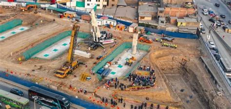 Lima Este Bypass Las Torres Supera Los 100 Pilares Construidos