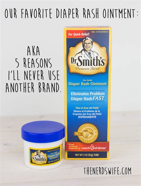 Our Favorite Diaper Rash Ointment Dr Smiths The Nerds Wife