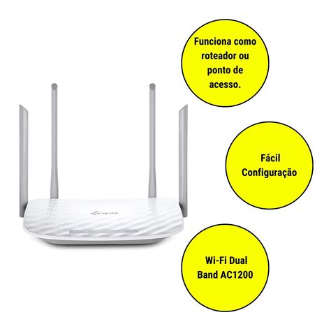 Roteador Wireless Tp Link Archer C W Dual Band Ac