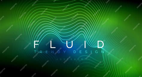 Premium Vector Digital Flowing Wave Particles Abstract Background