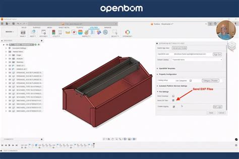 Openbom For Autodesk Fusion Dxf For Sheet Metal Openbom Openbom